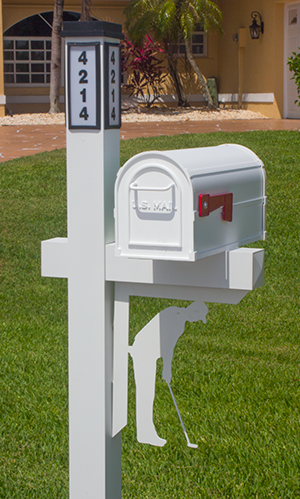 Decorative Mailbox Bracket - Golf – BrightLight Solutions